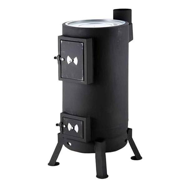 サイズ/約幅38×奥行51×高さ90cm重量/約30kg内容量/1台材質/スチール（耐熱塗装：ブラック）●プロパンボンベをリサイクルした高耐久設計です。●寒冷時の暖房や災害時の炊き出しに活躍します。●ストーブ上部で鍋やヤカンを使用できます。...