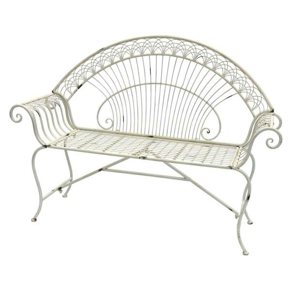 サイズ/約幅144×奥行45×高さ105cm重量/約17kg内容量/1台材質/鉄生産国/中国製●ロマンティックなデザインのガーデンベンチです。●ヨーロッパの庭園のような華やかな彩りを添えます。●屋内外問わず設置できて、置くだけで絵になります...