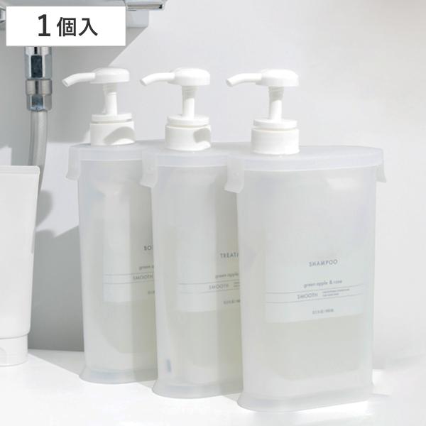 サイズ/約幅13.3×奥行6.7×高さ22.6cm使用時サイズ：約幅13.3×奥行6.7×高さ25.1cm重量/約163g内容量/1個材質/ポリプロピレンカラー/ホワイト原産国/インドネシア●詰替えパックを袋ごと入れるだけで使えるディスペン...