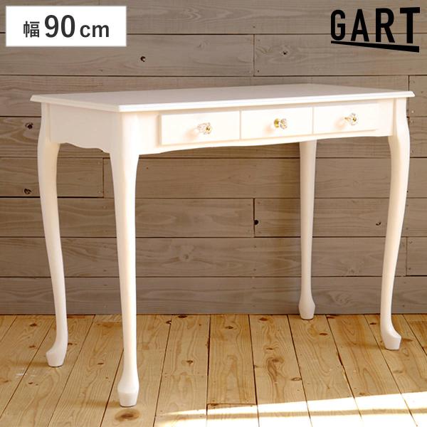 サイズ/約幅90×奥行45×高さ70cm内容量/1台材質/本体：MDF (ラッカー塗装)脚部:ラバーウッドつまみ：アクリル●猫脚デザインが魅力のアンティーク調デスクです。●上品なホワイトカラーでお部屋を華やかに演出します。●引き出し付きで、...