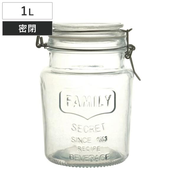 サイズ/約幅11.5×奥行11.5×高さ16.5cm容量/約1L内容量/1個材質/ソーダガラス生産国/中国製●ロゴがかわいいガラス製密閉ボトル1.0Lです。●パッキン付きでしっかり閉まり、食材の保存に適しています。●ストッパーでロックできる...