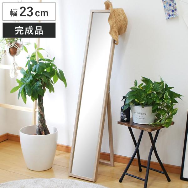 サイズ/約幅23×奥行38×高さ123cm重量/約4.3kg内容量/1台材質/プリント化粧繊維板、ミラー生産国/中国製組立状態/完成品●シンプルなデザインで空間に馴染むスタンドミラーです。●スタンドと壁掛けの2WAY仕様で、設置場所に合わせ...