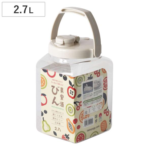 サイズ/約幅15.4×奥行12.9×高さ22.5cm重量/約216g容量/約2.7L内容量/1個材質/本体：PETフタセット：ポリプロピレンガス抜き弁・パッキン：シリコーンゴム生産国/日本製パーツ別耐熱温度/本体：60度フタセット：120度...