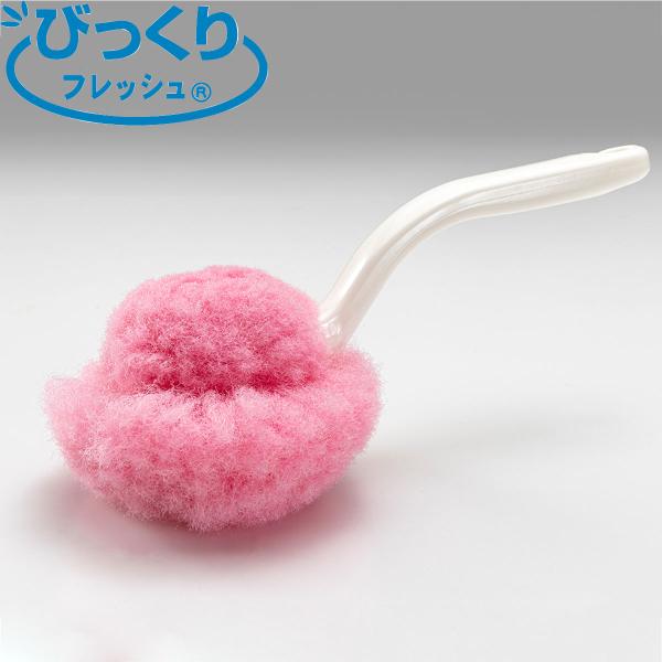 サイズ/約高さ25cm直径：約12cm内容量/1個材質/柄：ポリプロピレン毛：ポリエステルリング：ポリプロピレン耐熱温度/80度●抗菌加工を施した糸を使用した業務用トイレブラシです。●繊維を束状にしたブラシが便器のふち裏や水たまりの奥までし...