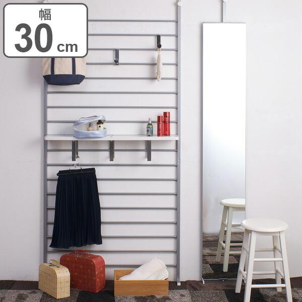 サイズ/約幅30×奥行3（脚部8）×高さ202〜260cmミラー高さ：約179（地面〜ミラー上部まで181）cm重量/約7kg内容量/1枚材質/ミラー、フレーム：スチール（エポキシ樹脂粉体塗装）種類/シルバー、ホワイト生産国/日本製組立状態...