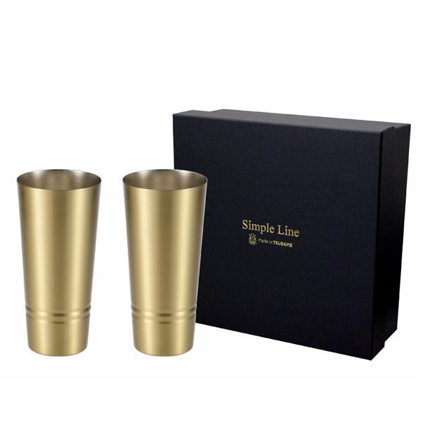 ●セット内容：真鍮製ピルスナー420ml×2●材質：＜本体＞真鍮（外面：クリア塗装、内面：ニッケルメッキ）●仕上げ：艶消し ●生産国：日本●容量：420mlx2●重量：130gx2●サイズ：71 × 71 × H150mm●箱：貼り箱入り●...