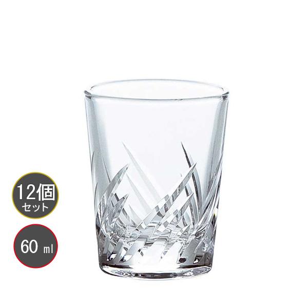 サイズ：口径50×高さ63・最大径50mm容量・重さ：容量:60ml　重さ:95g入数：12個材質：ソーダライムガラス(ファインクリア)原産国：マシンメイド／日本製(千葉工場で製造)ボックス：簡易ボックス食洗器：対応ラッピング：非対応