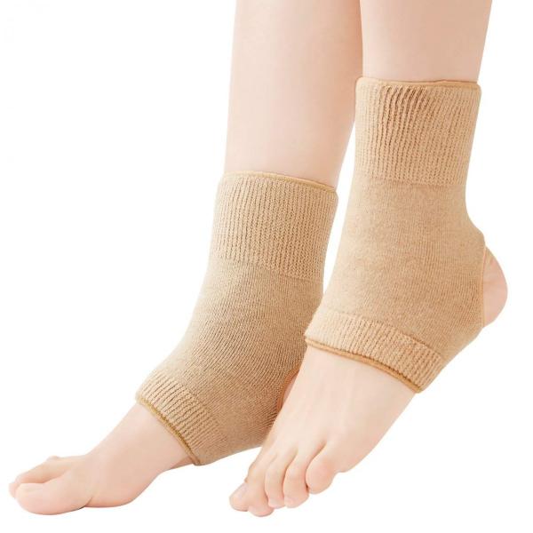 【この商品はメール便(ポスト投函)で送料無料商品の為、到着日時間指定は出来ません】◇足首の関節周りをやさしく温めてサポート！◇裏起毛＆Wの機能性繊維でしっかり保温◇2種類の機能性繊維を使用して編み立てた保温性に優れたあたたかサポーター◇繊維...