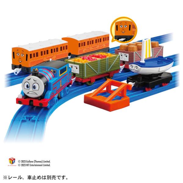 きかんしゃトーマスの新シリーズから、トーマスとなかまたちの車両セットが登場です。なかまたちをいっぱいつなげて走らせよう！　■トーマス(動力車)：やんちゃでいたずら好きなきかんしゃだよ！　■アニー&amp;クララベル：トーマスとなかよしの客車...