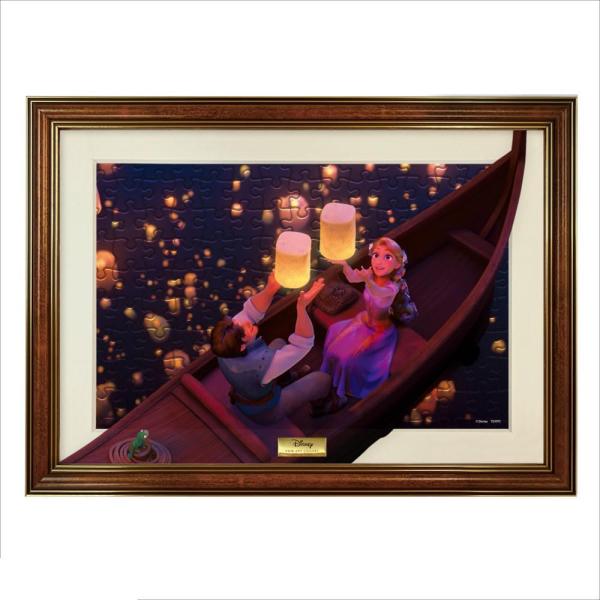 あのアニメーションの1コマが、そのままジグソーパズルになりました。フレームが付属しているので、完成したらすぐに飾ることができます。