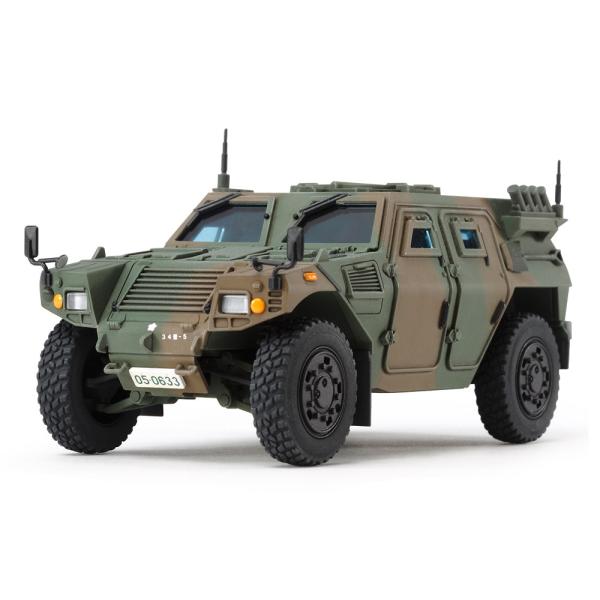 【 陸上自衛隊の新世代を担う軽装甲車 】 2002年度から陸上自衛隊の普通科部隊を中心に配備が進められているのが軽装甲機動車です。小型軽量の車体に出力160馬力の水冷4気筒ディーゼルエンジンを搭載し、最高速度は100km/h。緊急展開のため...