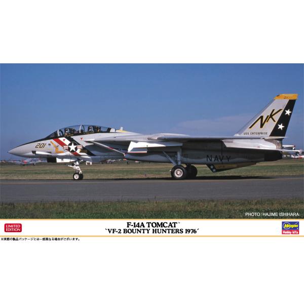 初来日のトムキャット（VF-2 飛行隊長機）を再現します！デカール（マーキング）アメリカ海軍 USS エンタープライズ 搭載 第2戦闘飛行隊 “バウンティ ハンターズ” 飛行隊長機「NK201」 （入間基地：1976年10月）