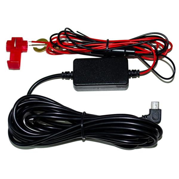 F.R.C. 前・後方2カメラ同時録画ドライブレコーダー[ FT-DR-120W ]用：直結配線ケーブル*車両のシガーソケットから電源を供給できない場合に、直接車両の配線から電源を供給できます。