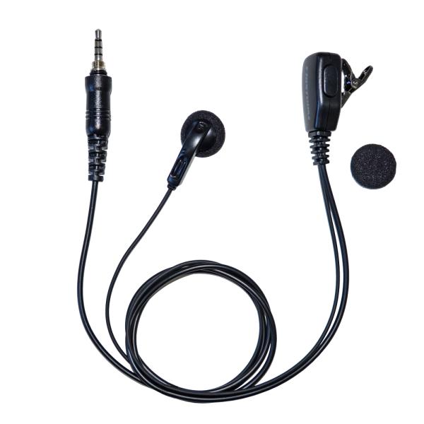 FC-D301用*高耐久イヤホンマイク[ オプション品 ]VOX対応！防水ねじ込み式1PIN*ALINCO：DJ-DPS70 KB等にも使用可能。■インナー型：FPG-22DWP[*コード長さ]PTTスイッチ部からイヤホン部：420mmPT...