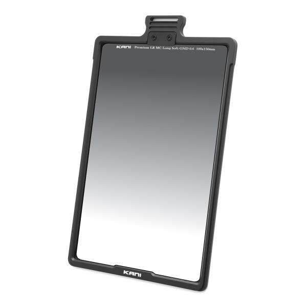 【フィルターフレーム付】カニフィルター プレミアムソフトGND 0.6 ロングGNDバージョン 100x150mm本製品は全体の半分の範囲に減光効果がある最大ND4(2絞り分)のハーフNDフィルターで、フィルター長辺の端から0mm~30mm...