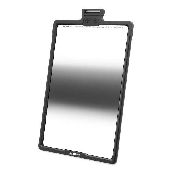 【フィルターフレーム付】KANI プレミアム デュアルパーパス GND 0.75 100x150mm本製品は装着方向を入れ換えることでソフトとハード2通りの効果が得られるユニークなハーフNDフィルターです。その効果は0.75(ND6・２1/...