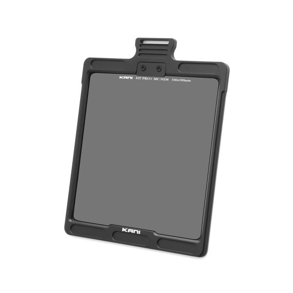 【フィルターフレーム付】カニフィルター ND8 100x100mm減光効果ND8(3絞り分)の角形NDフィルターです。高品質な独SCHOTT(ショット)社製B270ガラスを採用。可視光の透過率が非常に高く、超精密研磨により両面とも高い平坦精...