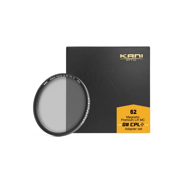 【発売日：2026年03月31日】KANI マグネットCPLフィルターセット 0# 62mmマグネット式でワンタッチ装着が可能なフィルターセット。予めレンズ側にアダプターを装着しておけば、フィルターの着脱が素早く行えます。新しい偏光膜を採用...