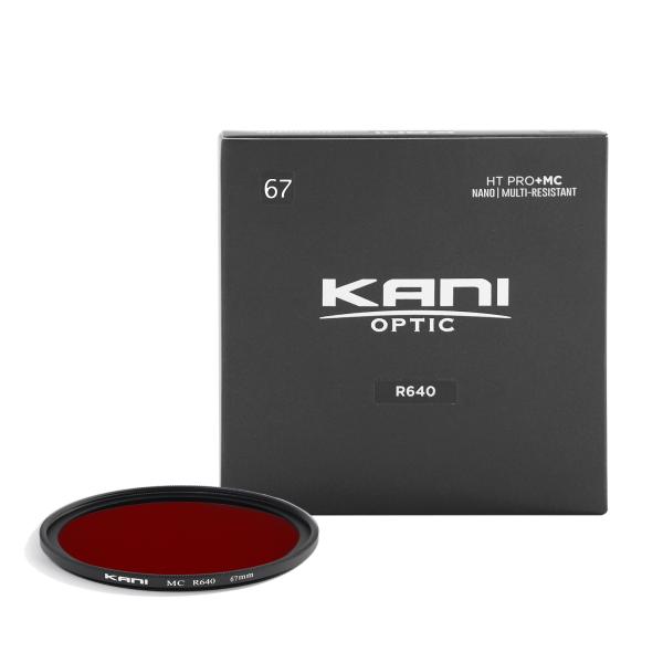 【発売日：2025年09月16日】KANI R640 67mm 近赤外線透過フィルター 星雲写真用640nm以上の近赤外線以上を透過させるシャープカットフィルター。肉眼で赤っぽく見えるHα線（656.3nm）を発する散光星雲の観察や撮影に最...