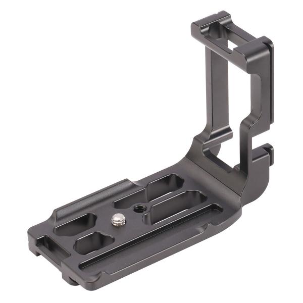 LPC-5DMkIVCanon EOS 5D Mark4 専用 L型プレート光軸を変えることなくカメラを縦／横位置に変更できるL型ブラケット。ボール雲台やギアヘッドを使用する場合には特にお薦めです。アルミ削り出しの強固なフレームは大切なカメ...