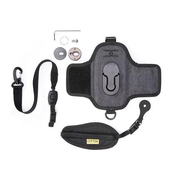 コットンキャリアーG3 ストラップショットバックパックや斜めがけバックのショルダーストラップ、ベルトにカメラを装着するためのコンパクトで実用性の高いホルスター。G3はよりスタイリッシュで、落下防止ストラップの脱着を容易にする新コネクターを採...