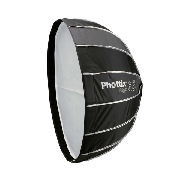 Phottix Rajaシリーズは傘のように開閉することにより、わずか数秒でセットアップが可能です。持ち運びに優れ、収納も簡単に行うことができます。 Phottix独自の耐熱素材を使用することにより、耐久性が高く頑丈な構造を実現し、撮影の可...