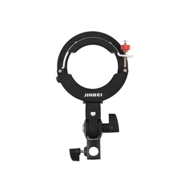 JINBEI HD-2用 ボーエンズアダプタースピードライトHD-2MAX／HD-2MAX(S)／HD-2PROでBowensマウントのアクセサリーを用いるのに必要なアダプターです。スタンド取付部には角度調整機構とアンブレラシャフト受け穴が...