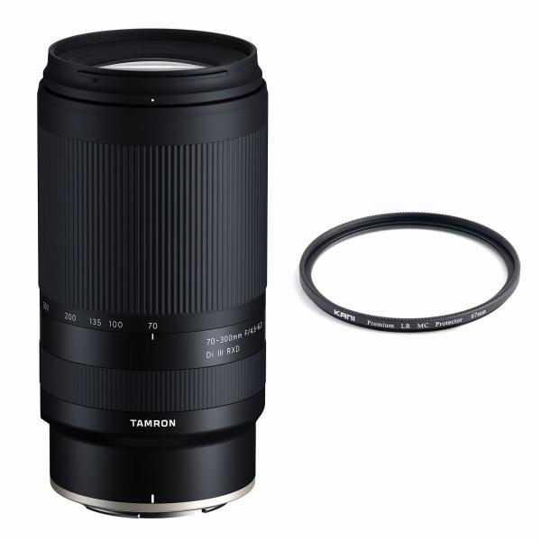 タムロン 70-300mm F4.5-6.3 DiIII RXD / ニコン Zマウント＋プレミアムプロテクターセットTamron70-300mm F4.5-6.3 DiIII RXD にプレミアムプロテクター67mmをセットしました。ミラ...