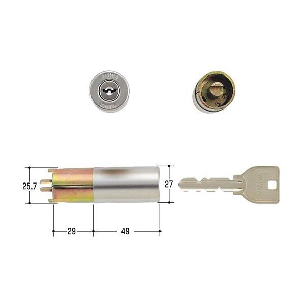 MIWA-77HP40交換シリンダー