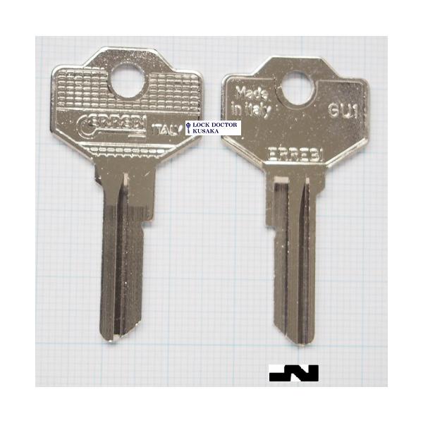 ERREBI製(ITALY)のGU1ブランクキーです。未カットのブランクキーでの販売です。キー番号3001-3480,9001-9741,G001-G479,G3001-G3480DUCATI,CAGIVAEVVOX,GIUSSANI,ME...