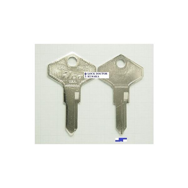 ILCO(USA)製のRN25です。商品写真は鍵の裏表ですが、ブランクキー1本単位での販売です。
