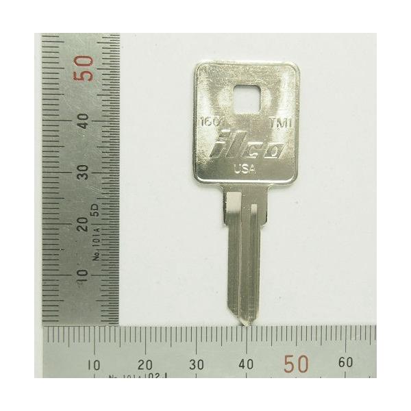 ILCO(USA)製の TM1(1601)ブランクキーです。未カットのブランクキーでの販売です。キャンピングカー/TRIMARKトライマーク適合キー番号:TM101-TM150※その他のブランクキーをお探しの場合や合鍵作成をご依頼の場合は、...