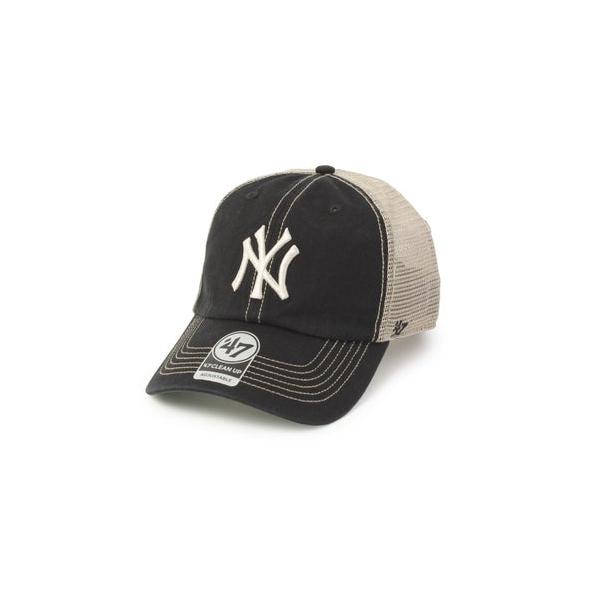 【発売日：2025年11月01日】【ブランド商品番号】B-TRWLR17GW 23610315 / 【ブランド名】47（フォーティーセブン） / 【色】ヤンキースブラック / 【素材】ポリエステルコットン