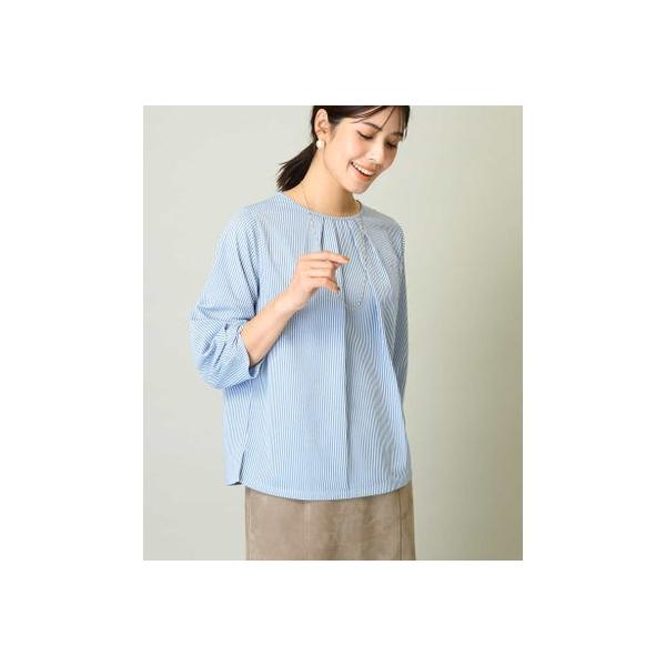 【発売日：2025年03月02日】【ブランド商品番号】K2KJV19039 5500 / 【ブランド名】a.v.v（アー・ヴェ・ヴェ） / 【色】ブルー×オフストライプ / 【原産国】ベトナム / 【洗濯表記】洗濯機 ドライ