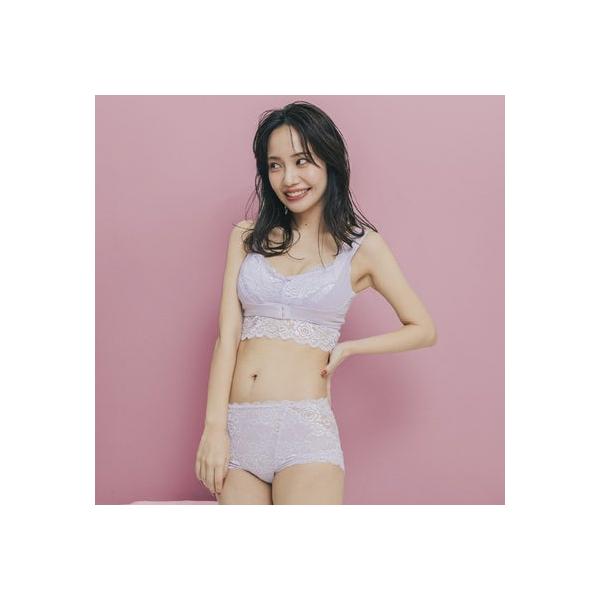 【発売日：2025年03月02日】【ブランド商品番号】11010010 10 / 【ブランド名】Angellir（アンジェリール） / 【色】ラベンダー / 【素材】本体レース生地・パワーネット部：ナイロン90%・ポリウレタン10%クロッチ...