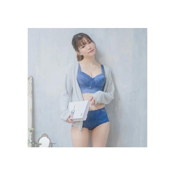 【発売日：2025年03月05日】【ブランド商品番号】11010010 11 / 【ブランド名】Angellir（アンジェリール） / 【色】アンティークブルー / 【素材】本体レース生地・パワーネット部：ナイロン90%・ポリウレタン10%...