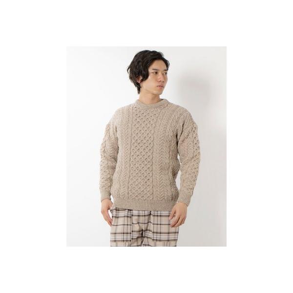 【発売日：2025年02月27日】【ブランド商品番号】A823 Wicker(ベージュ系) / 【ブランド名】aran WOOLLEN MILLS（アランウーレンミルズ） / 【色】Wicker(ベージュ系) / 【素材】メリノウール100...
