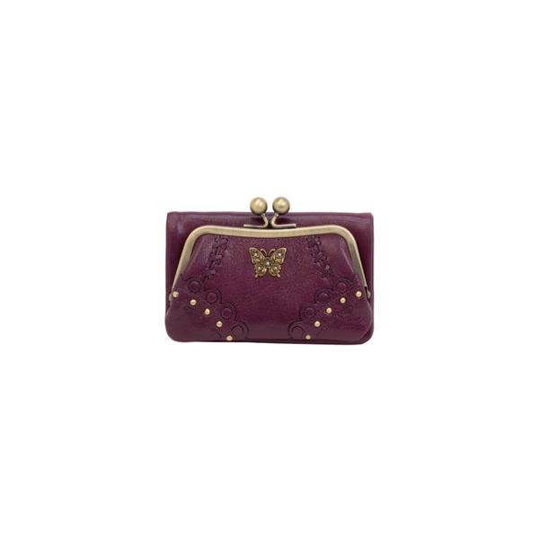 【発売日：2025年09月08日】【ブランド商品番号】318102 94 / 【ブランド名】ANNA SUI（アナスイ） / 【色】ワイン / 【素材】やぎ革 / 【原産国】ベトナム