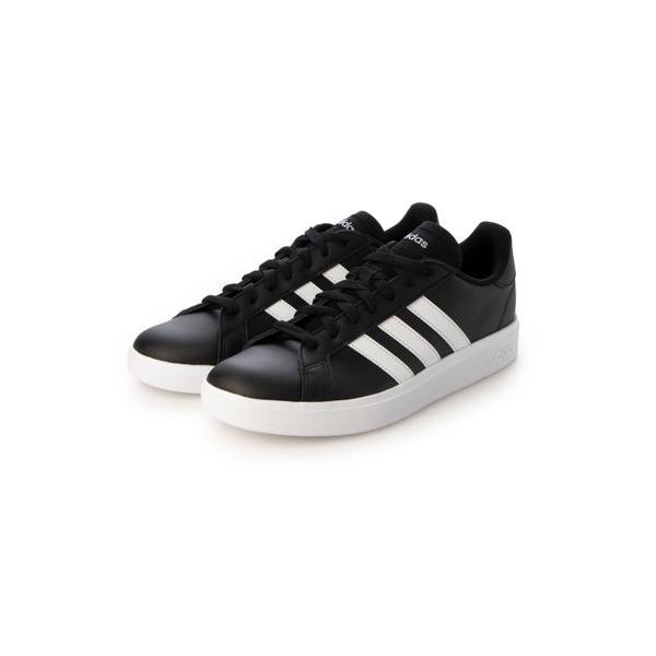 【発売日：2025年03月12日】【ブランド商品番号】GW9251 BLK/WH / 【ブランド名】adidas（アディダス） / 【色】BLK/WH / 【表素材】合成皮革 / 【ソール素材】ゴム