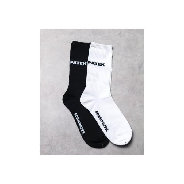 【発売日：2025年07月31日】【ブランド商品番号】AMPK-SX004-2P -WHTBLK / 【ブランド名】ADAMPATEK（アダムパテック） / 【色】ホワイト×ブラック