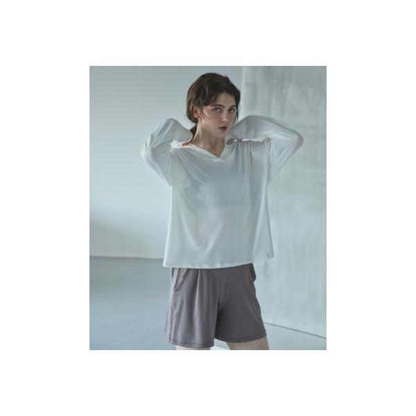【発売日：2025年07月29日】【ブランド商品番号】ay0060005533 16 / 【ブランド名】aity（アイティ） / 【色】オフホワイト×モカ / 【素材】ポリエステル95% ポリウレタン5% / 【原産国】中国