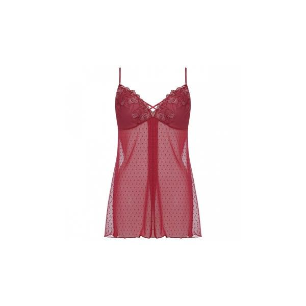 【発売日：2026年01月15日】【ブランド商品番号】10227790 M006 / 【ブランド名】AMOSTYLE BY Triumph（アモスタイル バイ トリンプ） / 【色】ダークレッド系