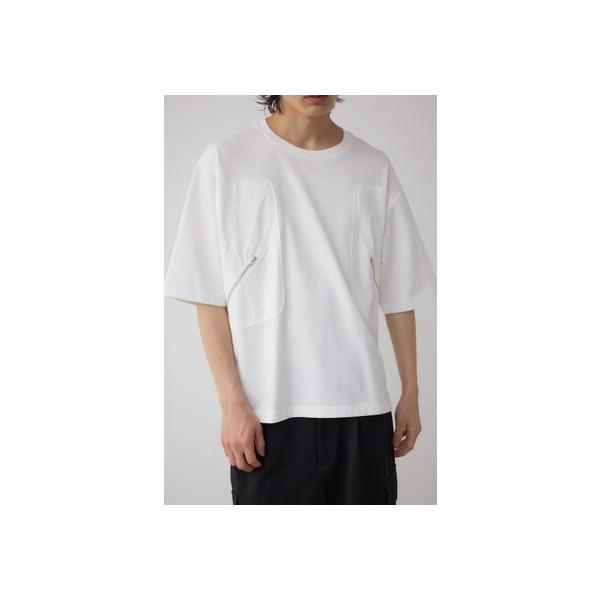 【発売日：2025年04月23日】【ブランド商品番号】251IST80-322E011 / 【ブランド名】AZUL BY MOUSSY（アズールバイマウジー） / 【色】O/WHT1 / 【素材】【本体】ポリエステル65コットン35【布帛部...