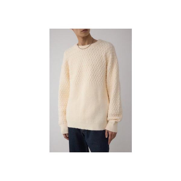 【発売日：2025年11月26日】【ブランド商品番号】251JSB70-0831011 / 【ブランド名】AZUL BY MOUSSY（アズールバイマウジー） / 【色】O/WHT1 / 【素材】アクリル40ポリエステル35ナイロン25 /...