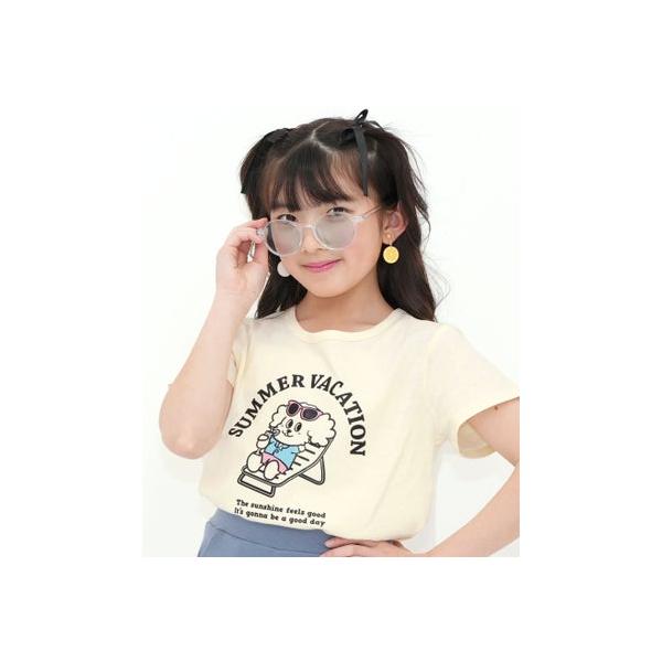 【発売日：2025年03月13日】【ブランド商品番号】tbb02463 j01 / 【ブランド名】子供服Bee（コドモフク ビー） / 【色】SUMMER Dog×アイボリー / 【素材】綿100％ / 【原産国】中国