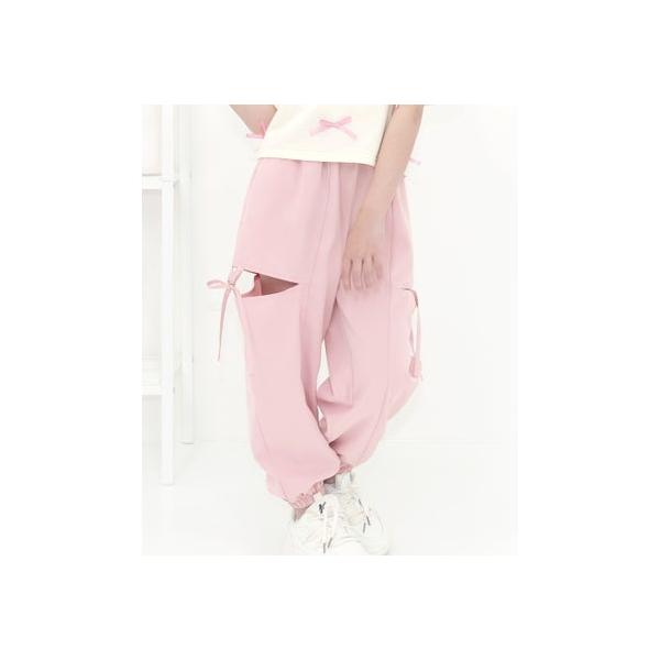 【発売日：2025年05月23日】【ブランド商品番号】baa03305-1 q02 / 【ブランド名】子供服Bee（コドモフク ビー） / 【色】ピンク×カットアウト / 【素材】レーヨン60％ ポリエステル40％ / 【原産国】中国
