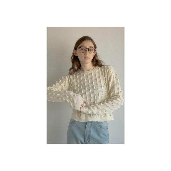 【発売日：2025年09月19日】【ブランド商品番号】77-004558 34 / 【ブランド名】BONJOUR SAGAN（ボンジュールサガン） / 【色】IVORY