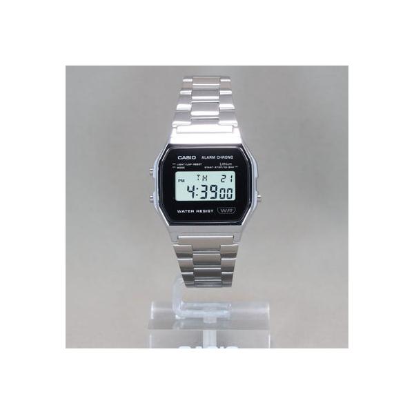 【発売日：2025年02月24日】【ブランド商品番号】A158WEA-1JF 1 / 【ブランド名】CASIO（カシオ） / 【色】ブラック×シルバー / 【素材】樹脂 / 【原産国】中国