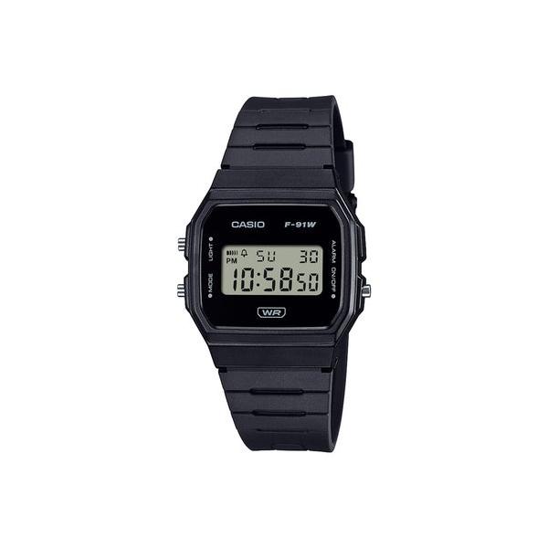 【発売日：2025年03月10日】【ブランド商品番号】F-91WB-1AJF ブラック / 【ブランド名】CASIO（カシオ） / 【色】ブラック / 【素材】ケース・ベゼル材質：樹脂 / 【原産国】中国