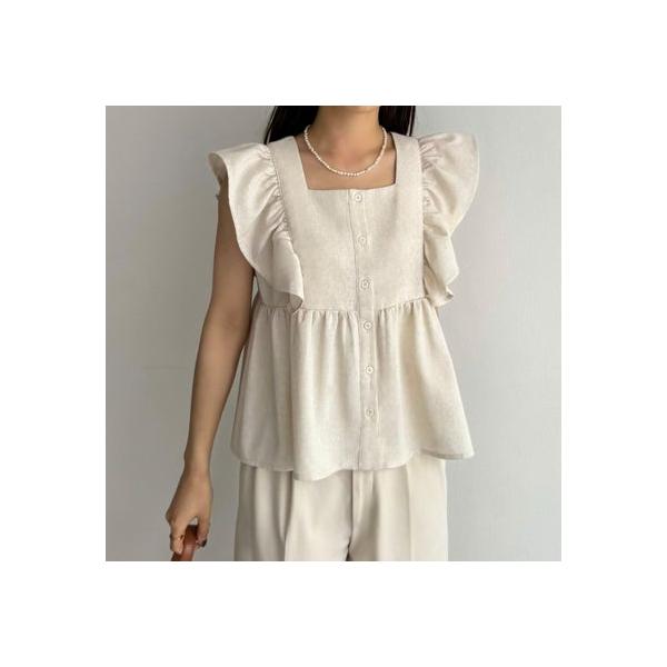 【発売日：2025年03月05日】【ブランド商品番号】ca034-325 -ib / 【ブランド名】callautia（カラウティア） / 【色】アイボリー / 【素材】ポリエステル40%  レーヨン25%  麻25%  コットン9%  そ...